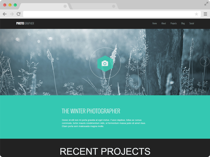 Photography Website Templates Free Download Html With Css