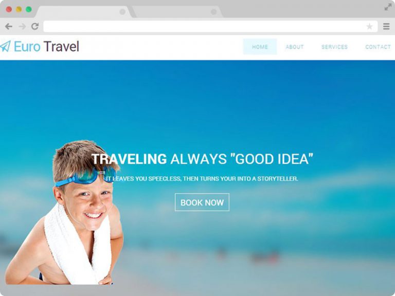 Euro Travel Free Responsive Travel Agency Html5 Bootstrap Template Themewagon 