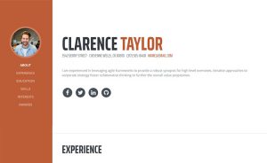 Download Free & Premium Resume CV Bootstrap Website Template