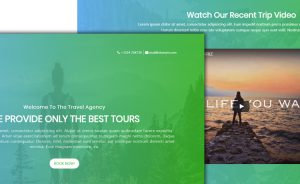 Best 27 Travel & Tourism Template Built with Bootstrap