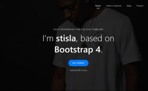 Stisla - Free HTML5 Onepage Bootstrap 4 Personal Website Template
