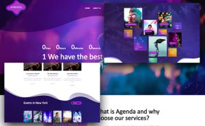 Free Bootstrap Event Planning Website Templates | ThemeWagon