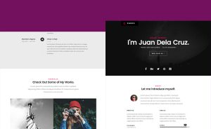 Download Free & Premium Resume CV Bootstrap Website Template