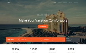 Luxe - Free HTML5 Bootstrap hotel resort website template