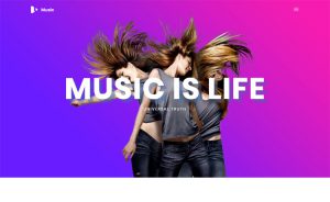 Music - One page free Bootstrap HTML5 music website template for ...