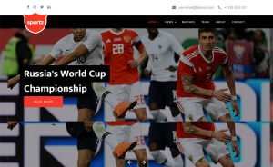 Free Responsive Bootstrap Sports Website Templates