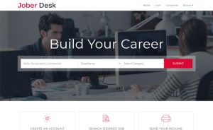 Jober Desk - Free Bootstrap HTML5 job board template