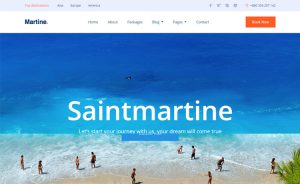 Martine - Free Bootstrap 4 HTML5 Travel Agency Website Template