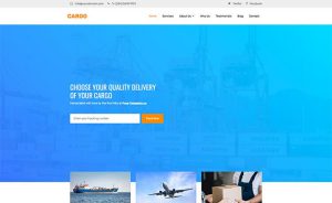 Cargo - Free Responsive Bootstrap 4 HTML5 Logistics Website Template