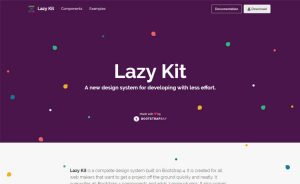 Lazy Kits - Free Bootstrap 4 UI Kit For Web Designers and Developers