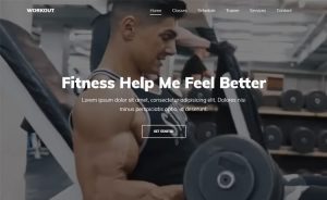 Workout - Free One Page Bootstrap 4 HTML5 Gym Website Template