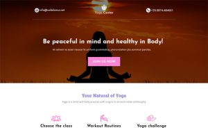 Yoga - Free Bootstrap 4 HTML5 yoga website template