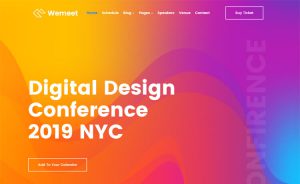 Free Bootstrap Event Planning Website Templates | ThemeWagon