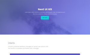 Next - Free Responsive Bootstrap 4 HTML5 UI Kit Template