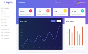Argon Dashboard - Free Bootstrap 4 HTML5 Admin Template
