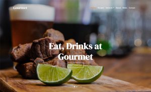 Gourmet - Free Bootstrap 4 HTML5 Responsive Restaurant Website Template