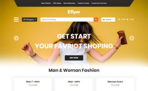 Eflyer - Free Bootstrap 4 HTML5 Ecommerce Website Template