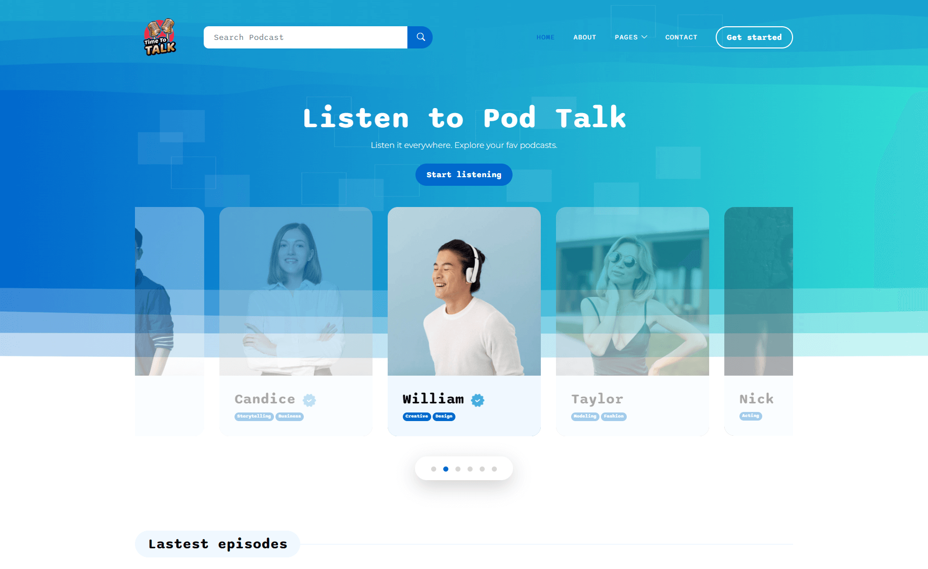 Free Carousel Website Templates Free Printables