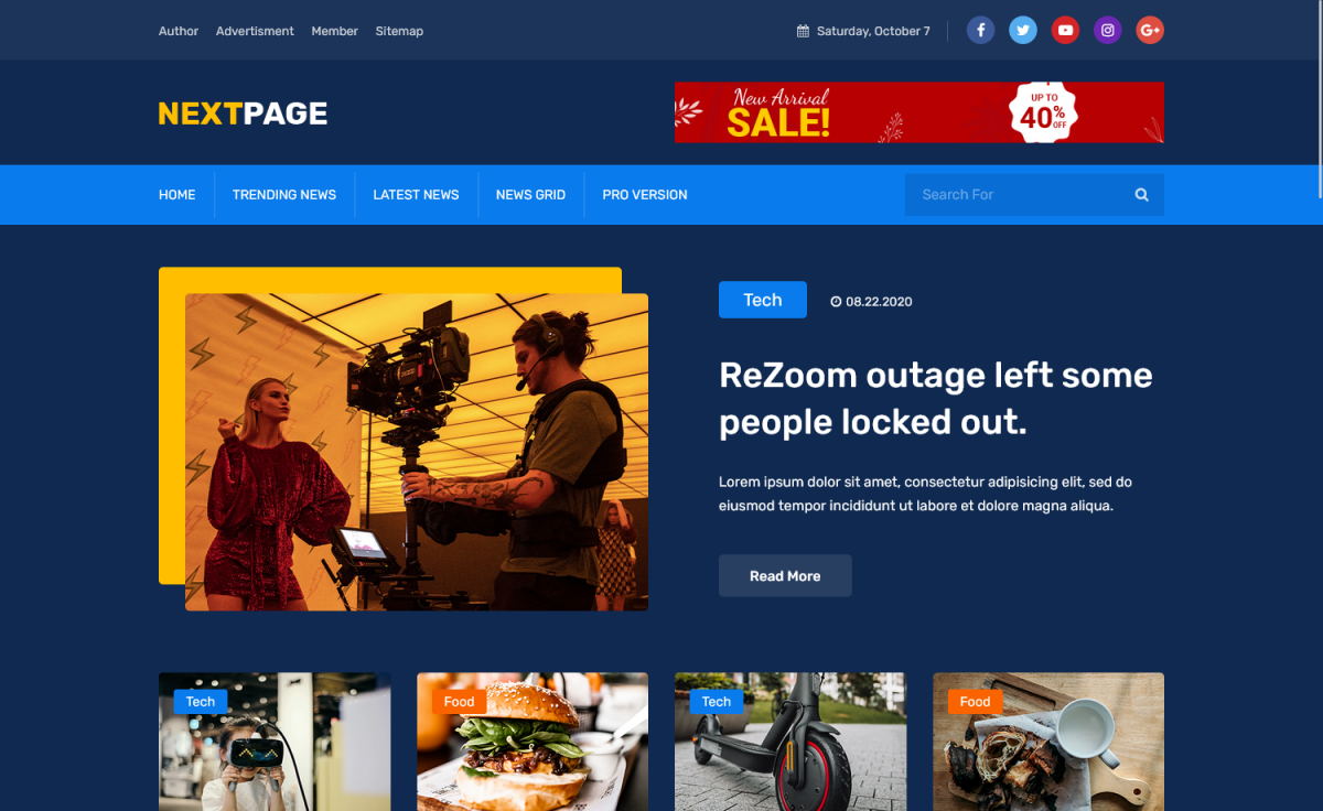 25+ Free HTML5 Website Templates for Creative Agencies in 2024 - ThemeWagon